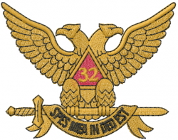 Masonic Emblem Embroidery Design | EmbroideryDesigns.com
