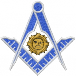 Masonic Senior Deacon Embroidery Design | EmbroideryDesigns.com