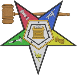 OES Past Matrons Embroidery Design | EmbroideryDesigns.com