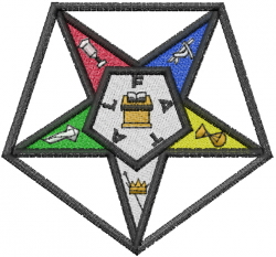 Grand Chapter of OES Embroidery Design | EmbroideryDesigns.com