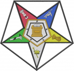 Grand Chapter of OES Embroidery Design | EmbroideryDesigns.com