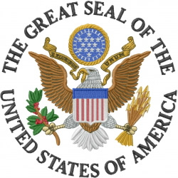 Great Seal of the United States Embroidery Design | EmbroideryDesigns.com