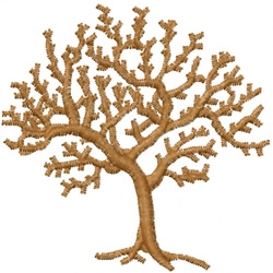 Tree Embroidery Design | EmbroideryDesigns.com