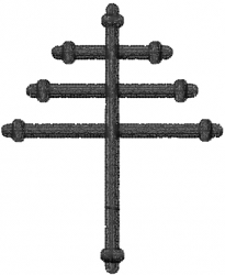 Maronite Cross Embroidery Design | EmbroideryDesigns.com