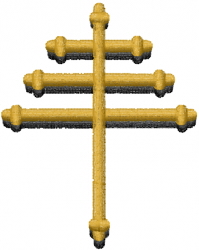 Maronite Cross Embroidery Design | EmbroideryDesigns.com