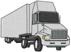 VOLVO 18 WHEELER Embroidery Design | EmbroideryDesigns.com