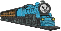 Thomas the Tank Engine Embroidery Design | EmbroideryDesigns.com
