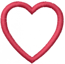 Heart Border Embroidery Design | EmbroideryDesigns.com