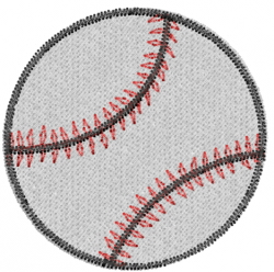 Baseball Embroidery Design | EmbroideryDesigns.com