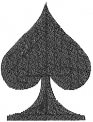 SPADES Embroidery Design | EmbroideryDesigns.com