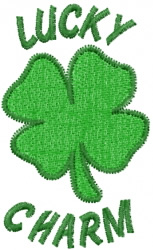 Four Leaf Clover Embroidery Design | EmbroideryDesigns.com
