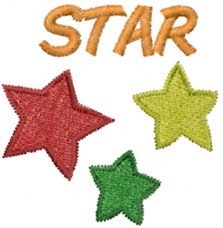 STAR Embroidery Design | EmbroideryDesigns.com