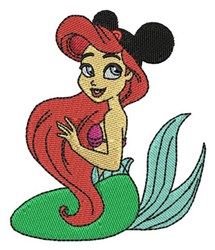 Ariel Embroidery Design | EmbroideryDesigns.com