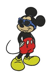 Cool Mickey Mouse Embroidery Design | EmbroideryDesigns.com
