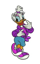 Cool Mom Daisy Embroidery Design | EmbroideryDesigns.com