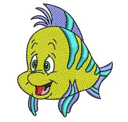 Flounder Embroidery Design | EmbroideryDesigns.com