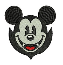 Mickey Mouse Vampire Embroidery Design | EmbroideryDesigns.com