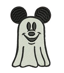 Mickey Mouse Ghost Embroidery Design | EmbroideryDesigns.com