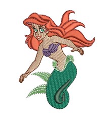 Ariel Embroidery Design | EmbroideryDesigns.com