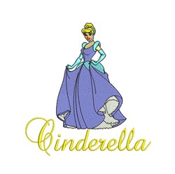 Cinderella Embroidery Design | EmbroideryDesigns.com