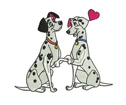 Dalmatians Embroidery Design | EmbroideryDesigns.com