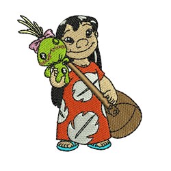 Lilo and Stich Embroidery Design | EmbroideryDesigns.com