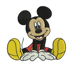 Mickey Mouse Embroidery Design | EmbroideryDesigns.com