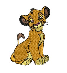 Simba Embroidery Design | EmbroideryDesigns.com