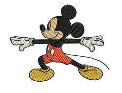 Free Mickey Mouse Yoga Embroidery Design | EmbroideryDesigns.com