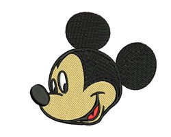 Mickey Mouse Head Embroidery Design | EmbroideryDesigns.com