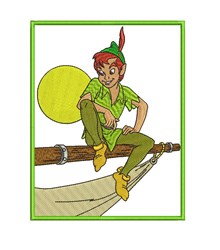 Peter Pan Embroidery Design | EmbroideryDesigns.com