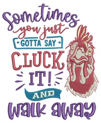 Cluck It Embroidery Design | EmbroideryDesigns.com