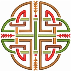 Autumn Celtic Knot Embroidery Design | EmbroideryDesigns.com