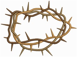Crown of Thorns Embroidery Design | EmbroideryDesigns.com