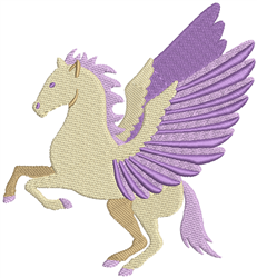 Winged Pegasus Embroidery Design | EmbroideryDesigns.com