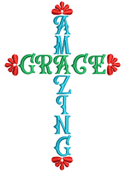 Amazing Grace Embroidery Design | EmbroideryDesigns.com