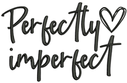 Perfectly Imperfect Embroidery Design | EmbroideryDesigns.com
