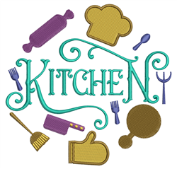 Kitchen Embroidery Design | EmbroideryDesigns.com