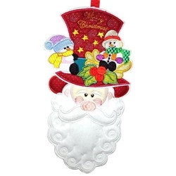 ITH Santa Embroidery Design | EmbroideryDesigns.com