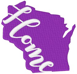 Wisconsin Home Embroidery Design | EmbroideryDesigns.com