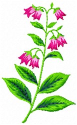 Pink Flowers Embroidery Design | EmbroideryDesigns.com