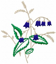 Bluebells Embroidery Design | EmbroideryDesigns.com