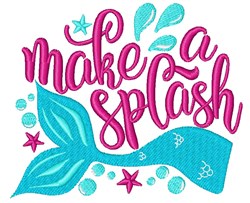 Make A Splash Embroidery Design | EmbroideryDesigns.com