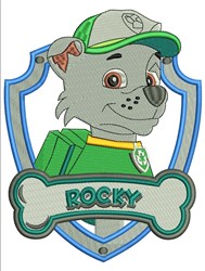 Rocky Embroidery Design | EmbroideryDesigns.com