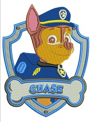 Chase Embroidery Design | EmbroideryDesigns.com