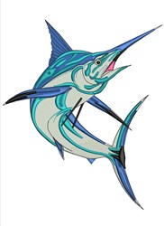 Swordfish Embroidery Design | EmbroideryDesigns.com
