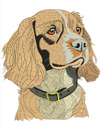 Cocker Spaniel Embroidery Design | EmbroideryDesigns.com