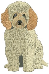 Labradoodle Embroidery Design | EmbroideryDesigns.com