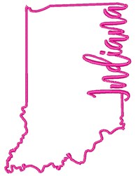 Indiana Embroidery Design | EmbroideryDesigns.com