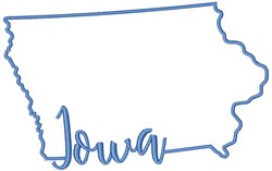 Iowa Embroidery Design | EmbroideryDesigns.com